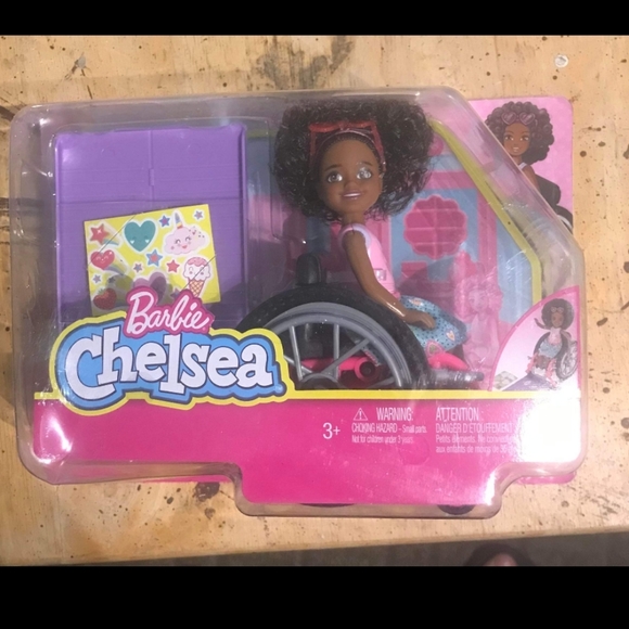 Barbie | Toys | Barbie Chelsea Doll With Wheelchair N Barbie Chelsea ...